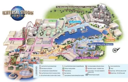 Mapa dos Parques da Universal Orlando > GUIA 2026