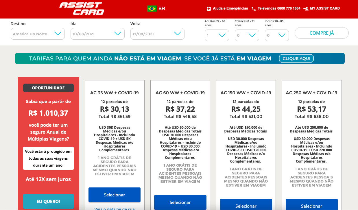 Assist Card Seguro Viagem Internacional > GUIA 2024
